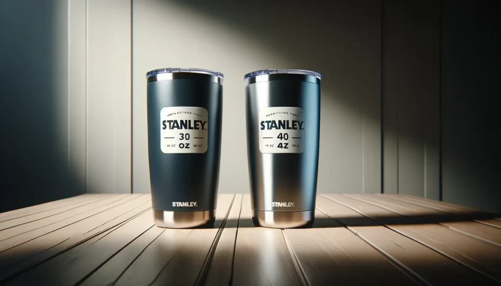 Comparing The Stanley Tumbler 30 Oz Vs 40 Oz - Tumbler Picks
